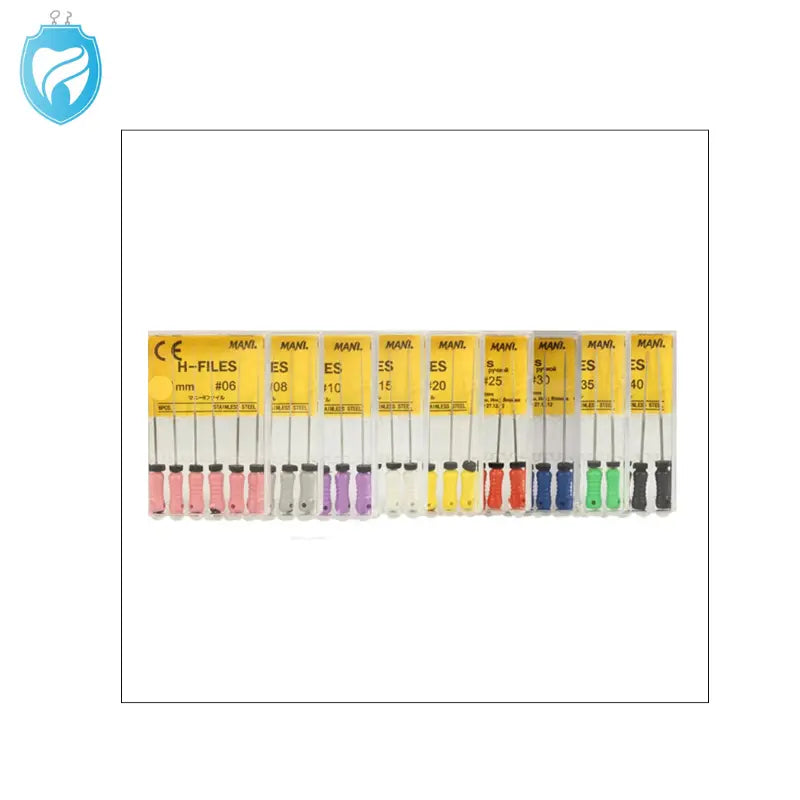 Mani H-Files 31mm 6/pk All Sizes Available – Franklin Dental Supply