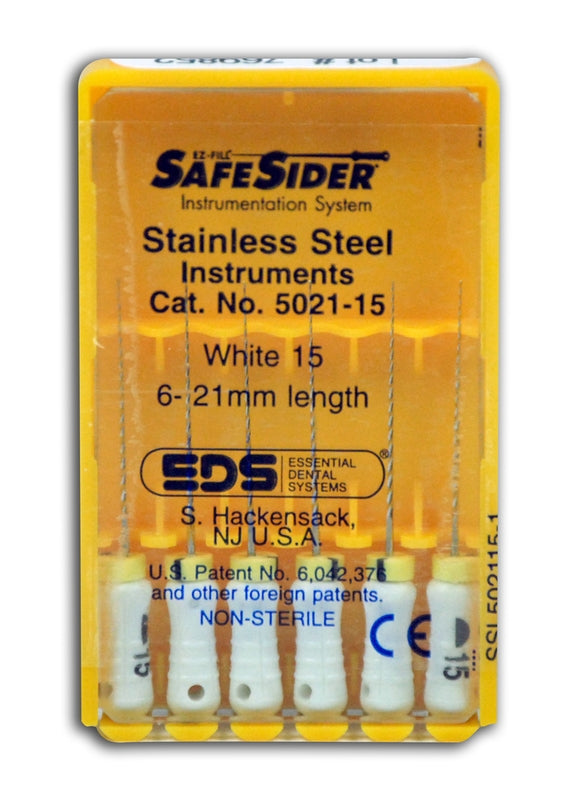 Safesider Endodontic Reamers - 21 mm, 6/Pkg - Essential Dental Systems ...