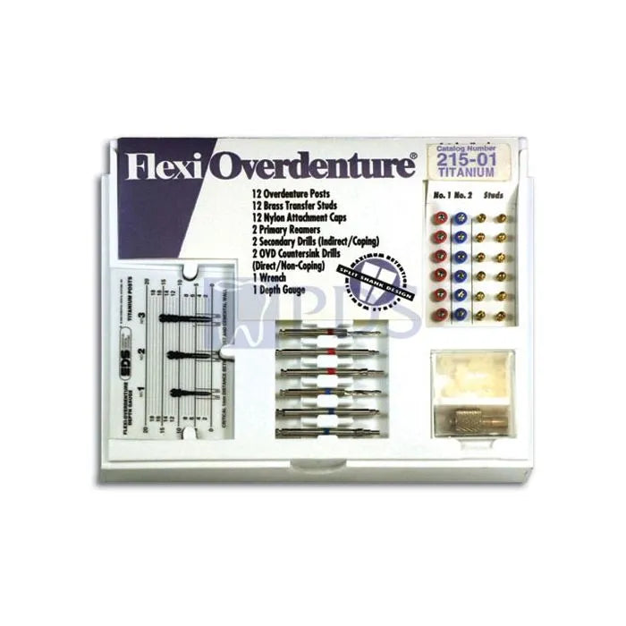 EDS' Flexi-Overdenture Intro Kits: Titanium 12 Posts For Indirect/Copi ...